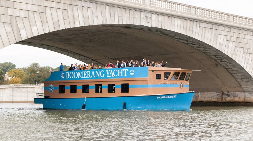 Unique Yacht Party in Washington DC | Boomerang Boat Tours